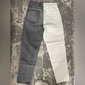 REVICE | Jeans | Revive Denim Jeans Half White Half Washed Blackgrey ...